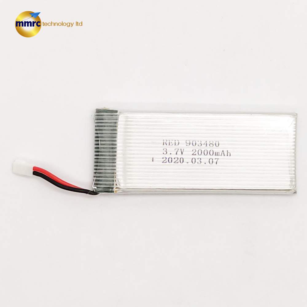 1S 3.7V 2000 maH LiPo battery