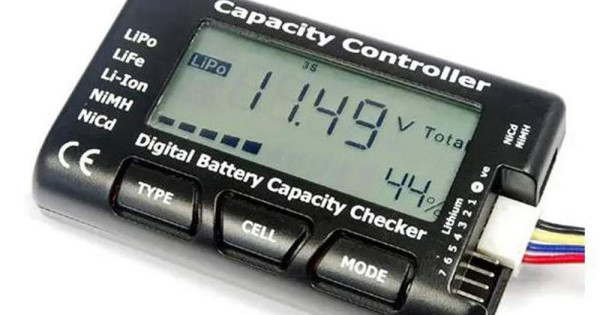 CellMeter 7 V2 With Balance Function Digital Battery Capacity Checker ...