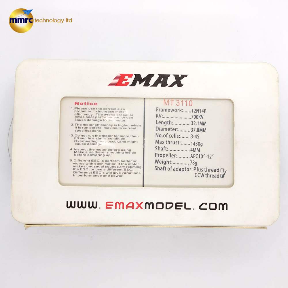 EMAX MT3110 700KV Brushless Multirotor DC Motor