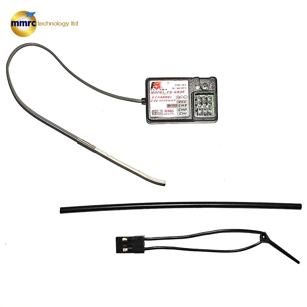 Flysky FS-GR3E Receiver 3CH 2.4Ghz Receiver for Flysky FS-GT2 FS-GT2B ...