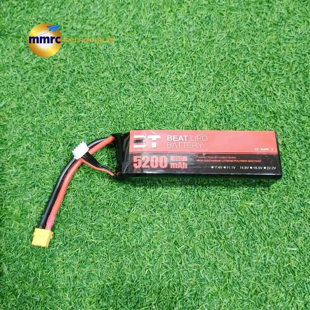 BT 14.8V 5200mAh 100C 4S Lipo Battery price in bd
